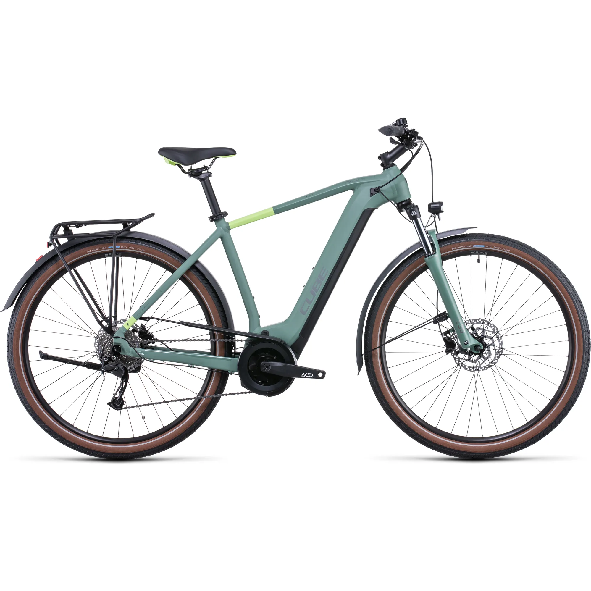 Cube Touring Hybrid One 400 Electric Bike In Green cube-touring-hybrid-one-400-electric-bike-in-green